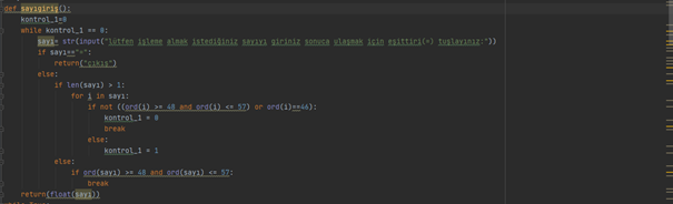 Python İle Hesap Makinesi Python İle Hesap Makinesi