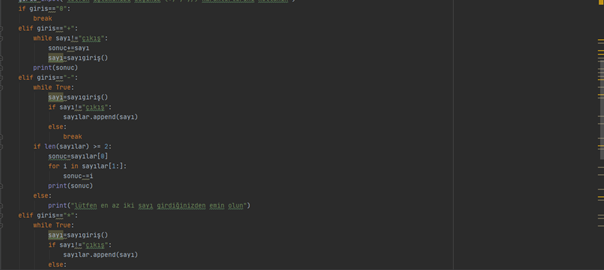 Python İle Hesap Makinesi Python İle Hesap Makinesi