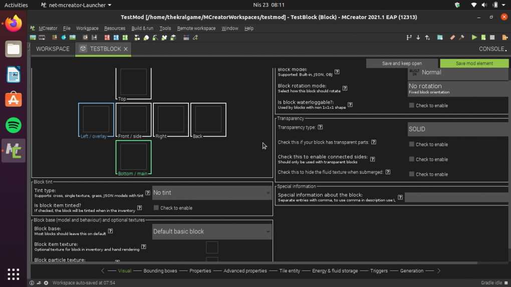 MCreator Blok Ekleme - AtariKafa Wiki