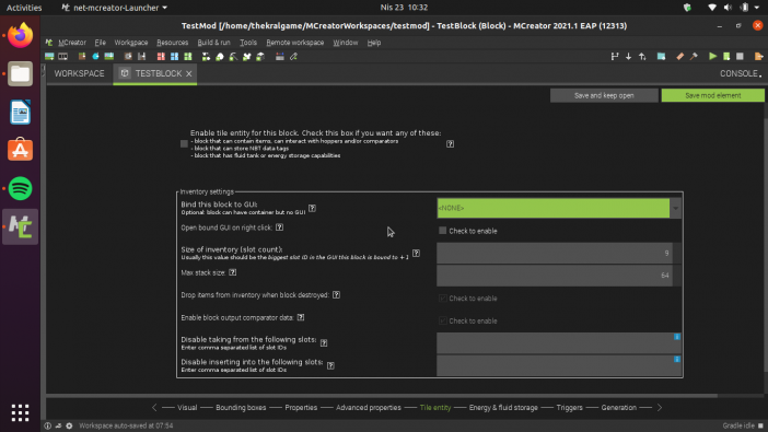 MCreator Blok Ekleme - AtariKafa Wiki
